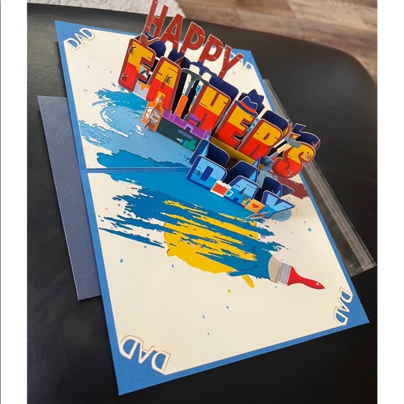 Other | 3d Happy Fathers Day Pop Up Greeting Card | Poshmark